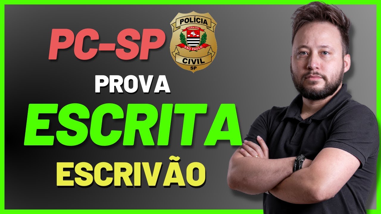 Prova Escrivão Pc Sp 2022 Braincp