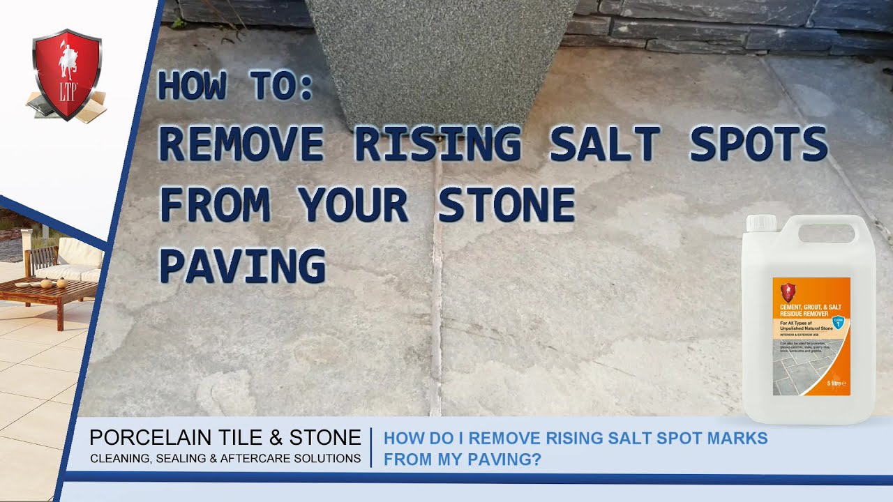 LTP - How to remove rising salt spot marks from the surface of stone ...