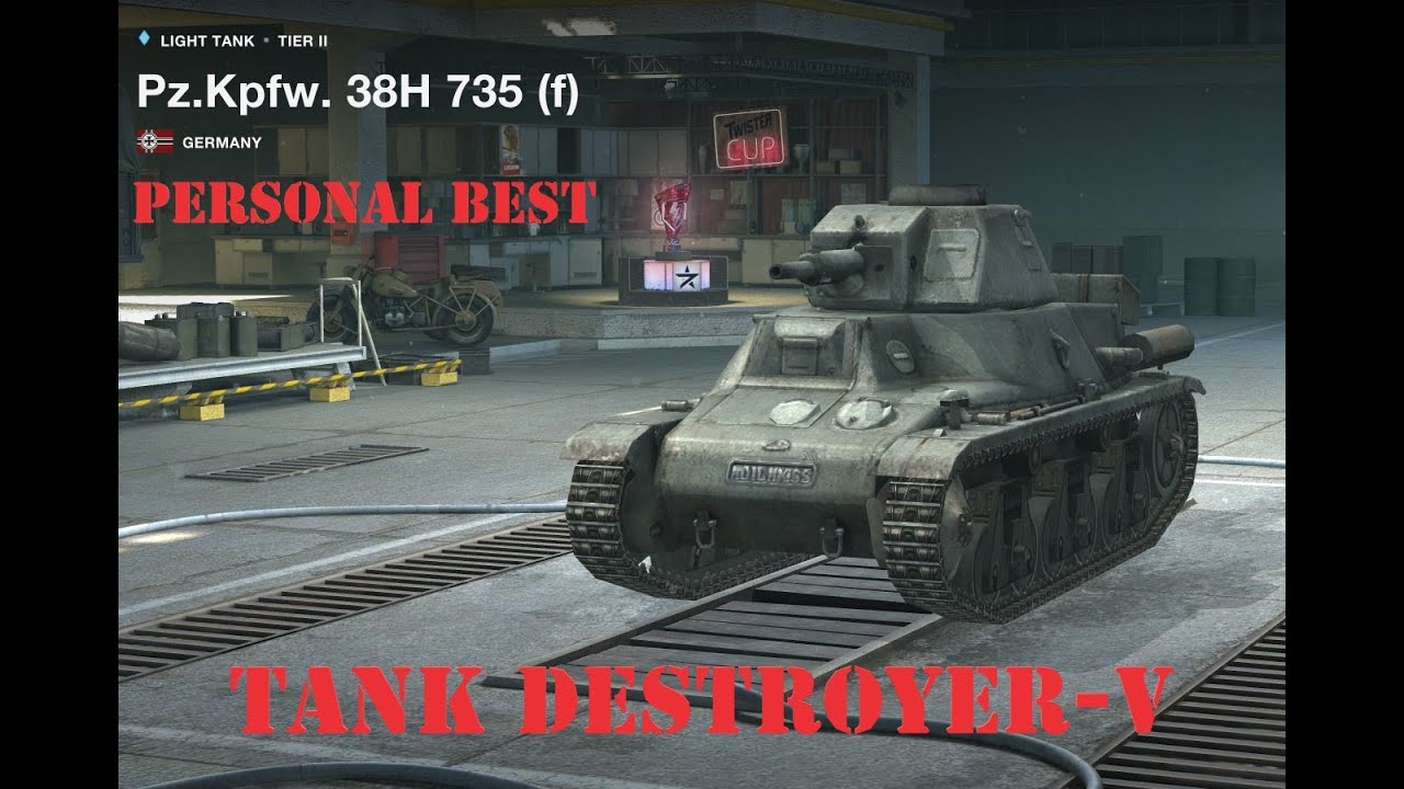 Personal Best - Panzer Kpfw. 38H 735 (f) - YouTube
