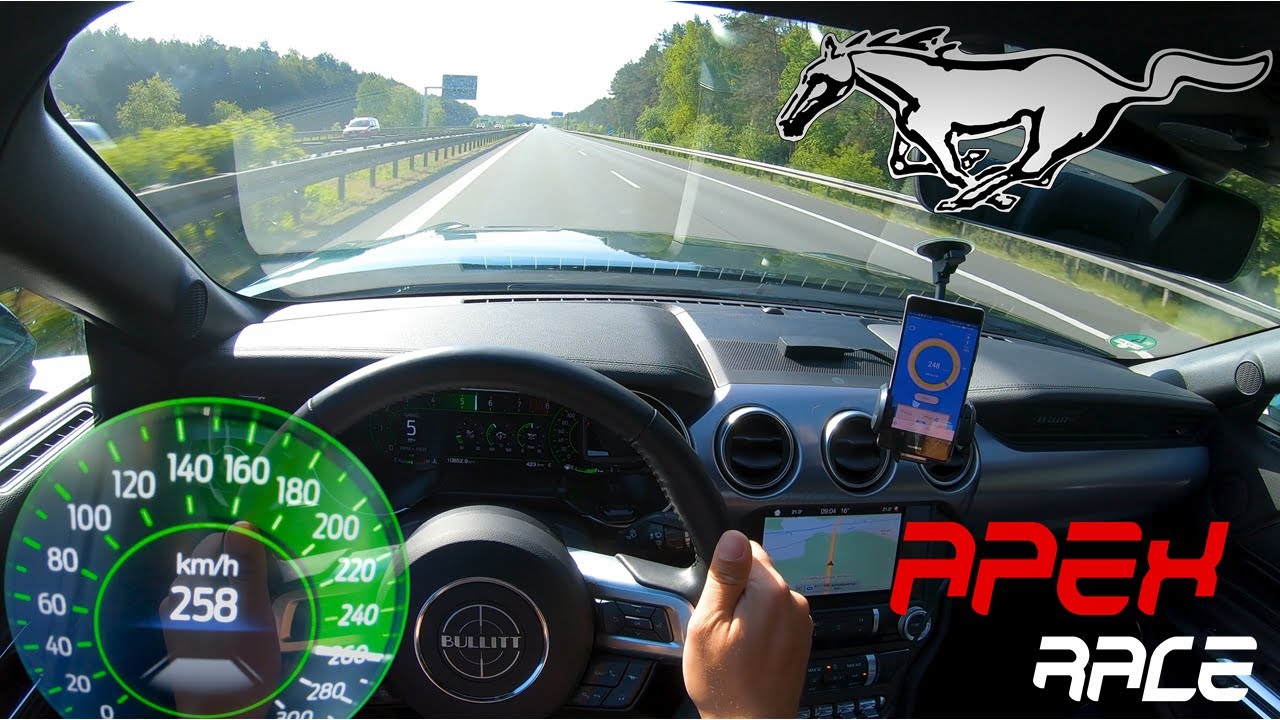 🐎🐎🐎 Ford Mustang | Top Speed German Autobahn | POV | Test Drive | 4K ...