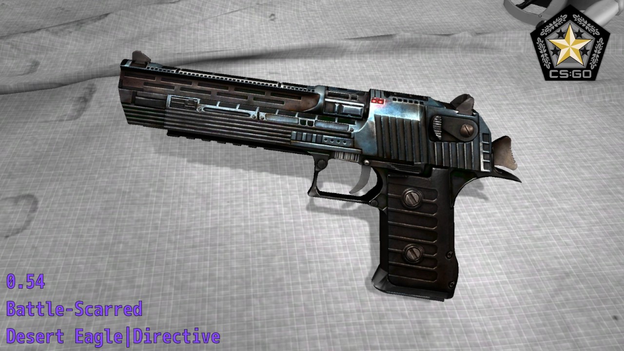 Desert Eagle Directive - Skin Wear Preview - YouTube