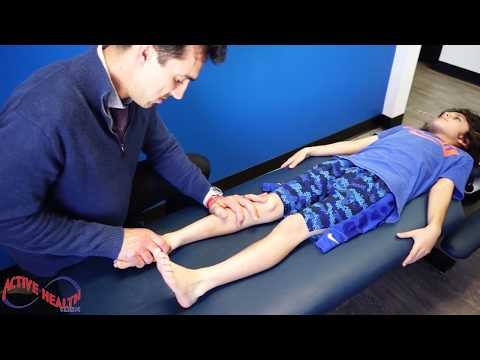 Dr. Jason - ANKLE REHAB / ADJUSTMENT (Sprained Ankle) ON My 8 YEAR OLD SON