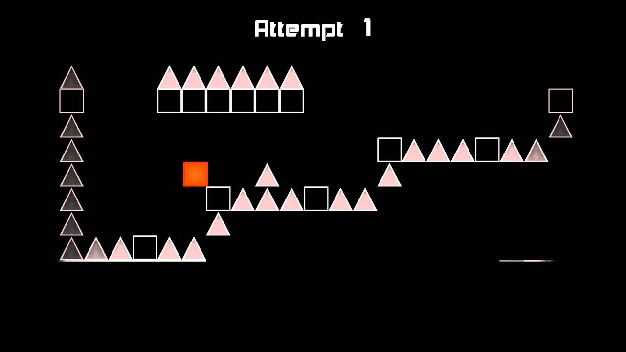 Impossible game, custom level - YouTube