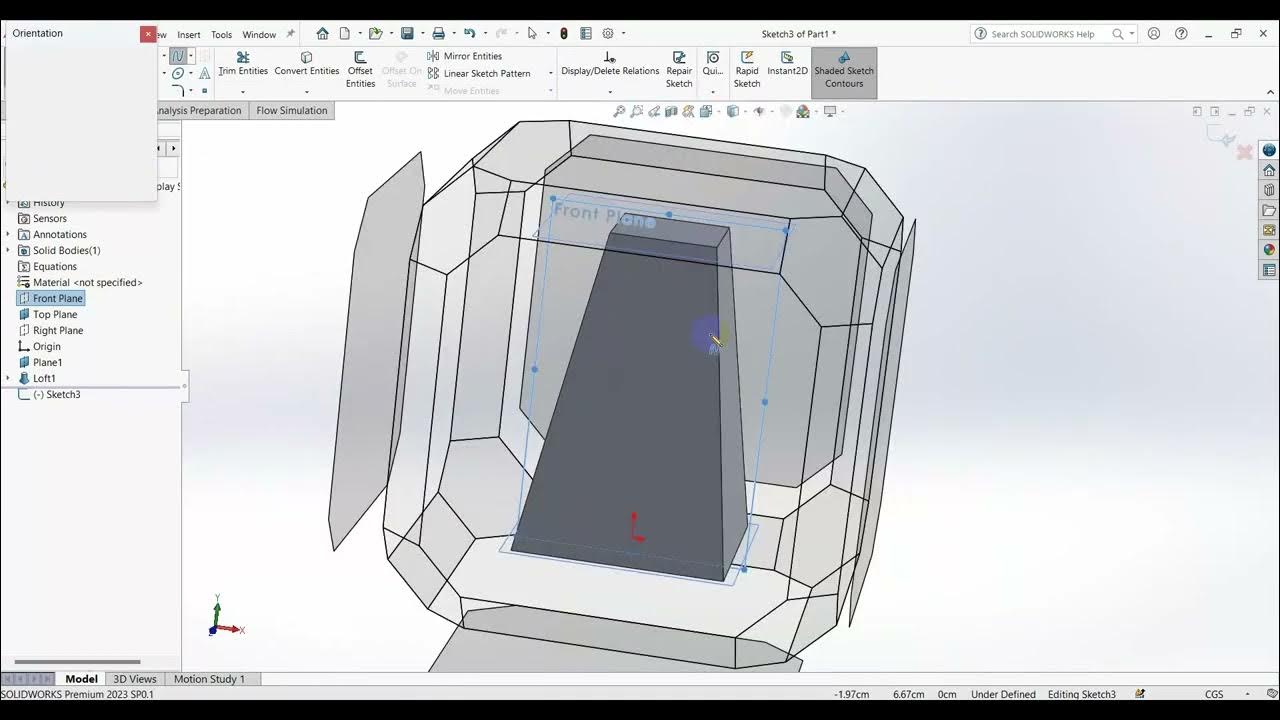 Introduction to SolidWorks Course Session #26 (ًLofted Feature) - YouTube