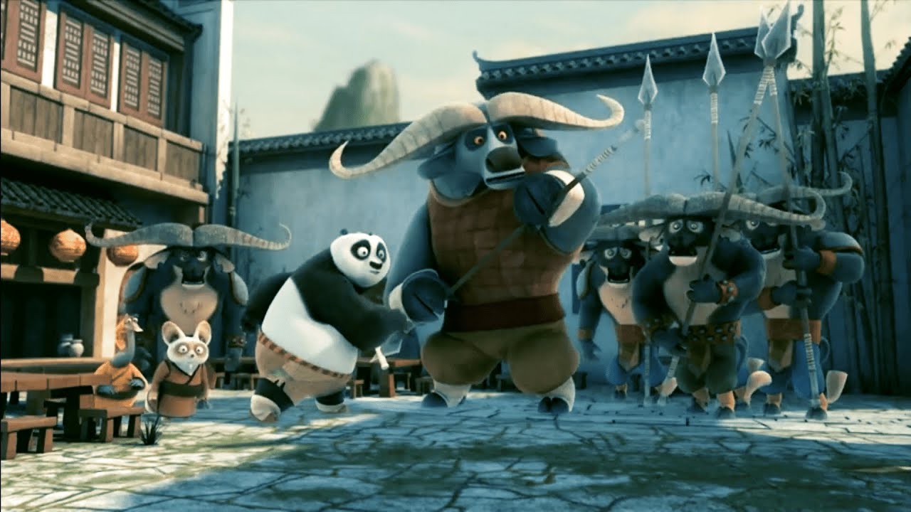 Kung Fu Panda Temutai Fighting Moments - YouTube