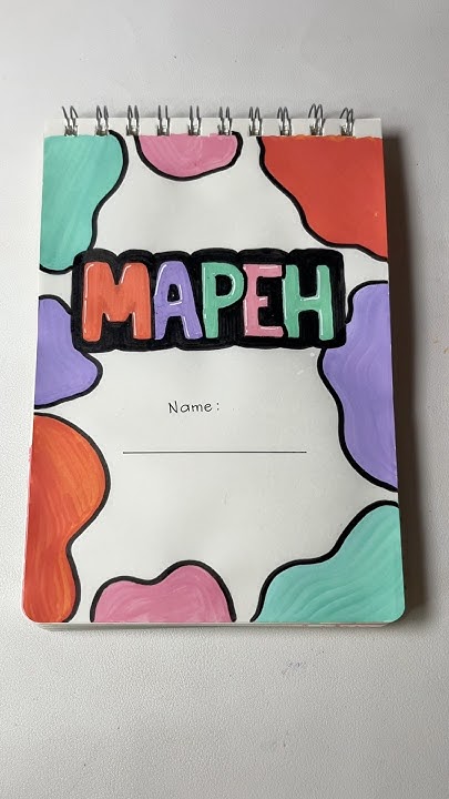 Easy Notebook Subject Cover Page Design Ideas | MAPEH - YouTube