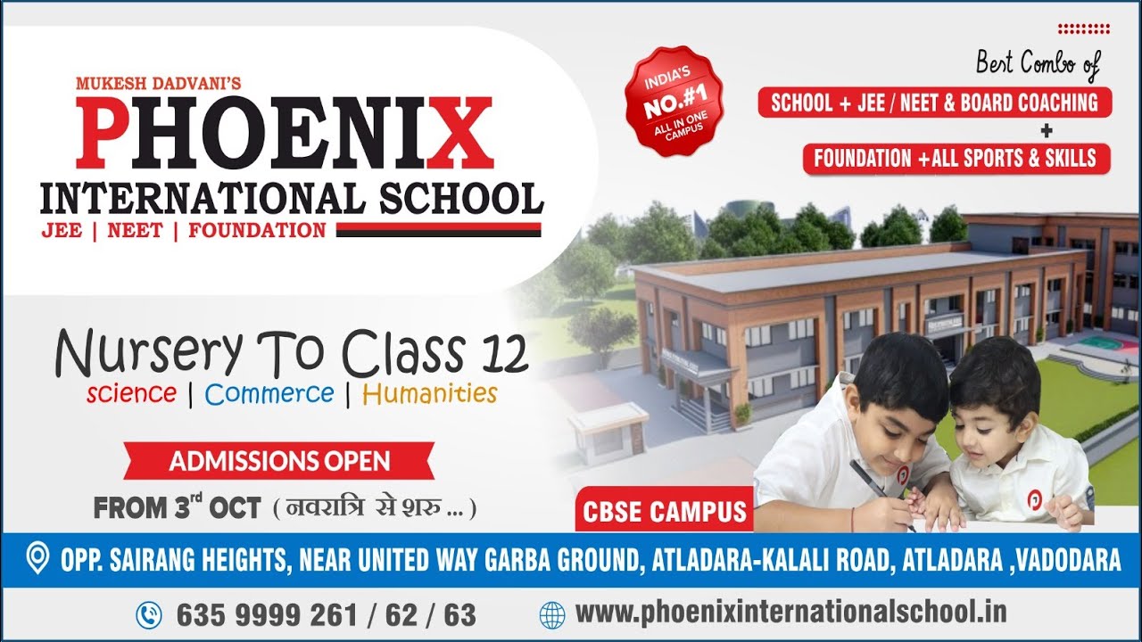 Phoenix International School | New CBSE School #school #cbse #admission ...