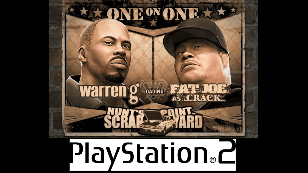 Def Jam: Fight NY - Jogo de luta do Playstation 2 - WARREN G X FAT JOE ...