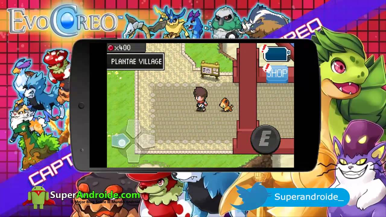 El mejor clon de Pokemon para android, EvoCreo - YouTube