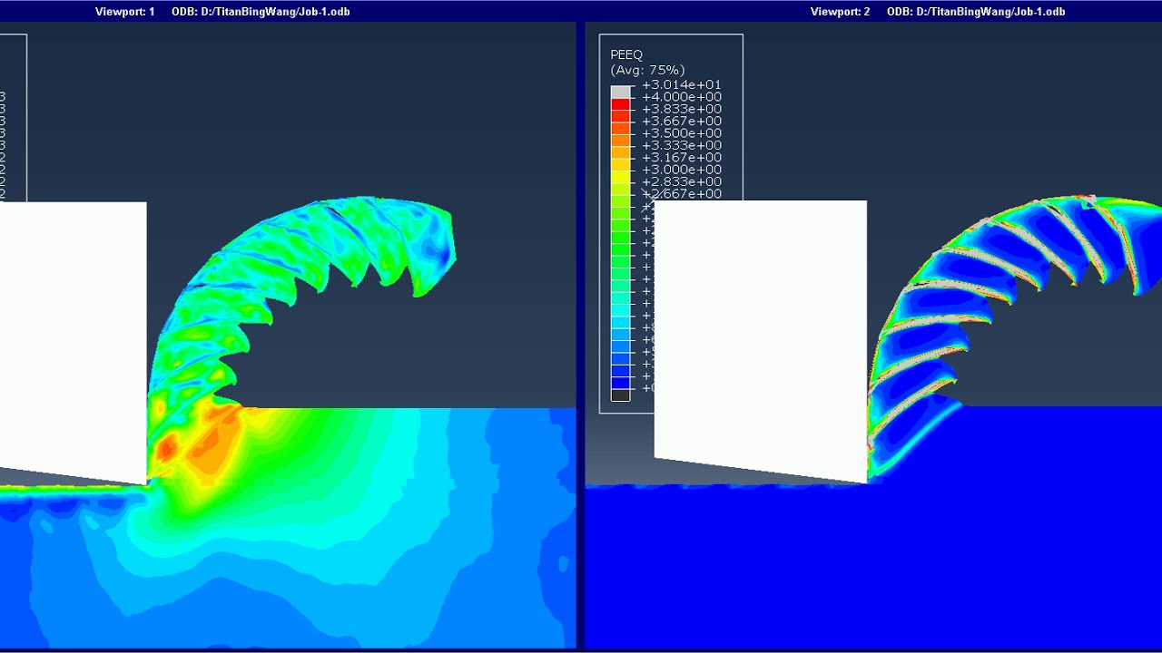 Serrated chip formation during machining of Titanium alloy - YouTube