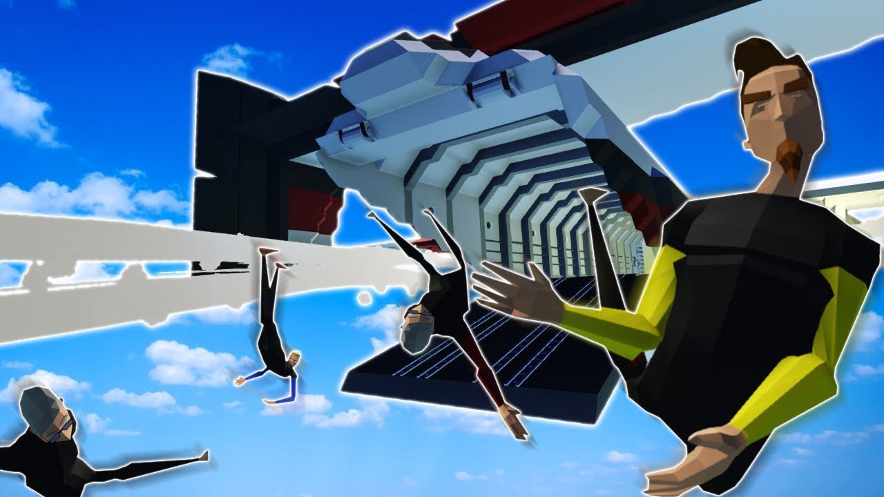 Throwing PEOPLE out an AIRPLANE in Stormworks! (Stormworks: Build and ...