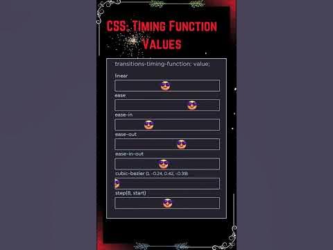 #css 08 Timing function values - YouTube