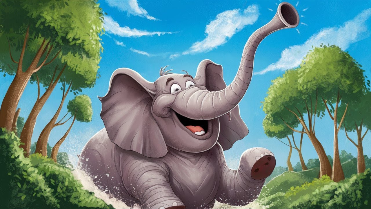 One Elephant Went Out To Play| Elephant Song For kids | @Sing ...