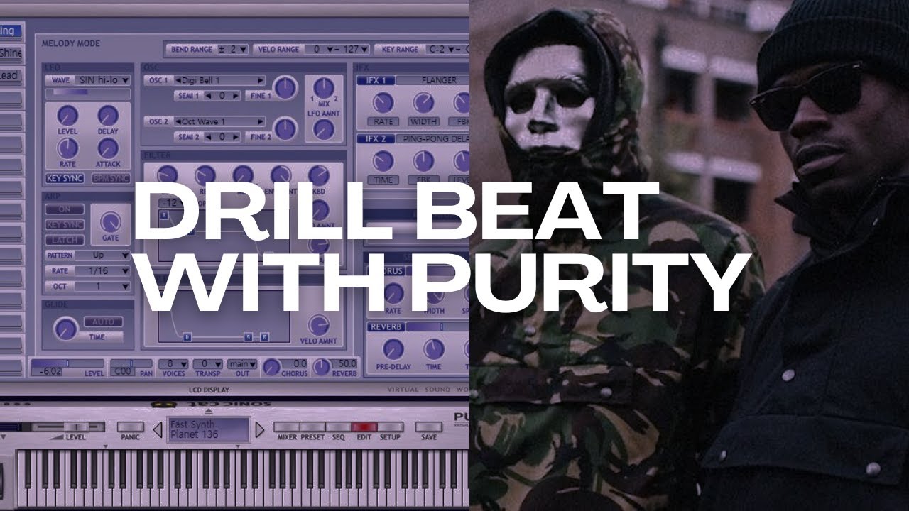 How I made a drill beat with Purity VST (sounds crazy) - YouTube