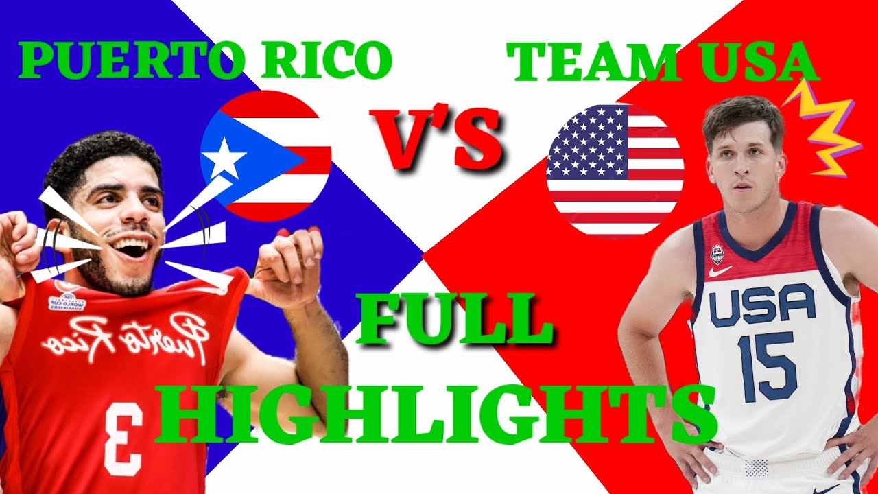 USA VS PUERTO RICO FULL HIGHLIGHTS - YouTube