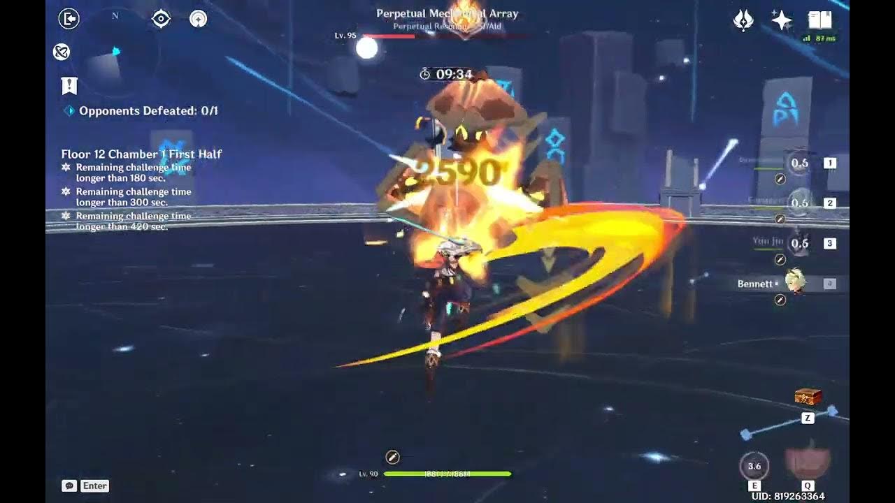 C2 Wanderer Hypercarry | 3.3 Spiral Abyss 12-1-1 PMA (Ruin Defender ...