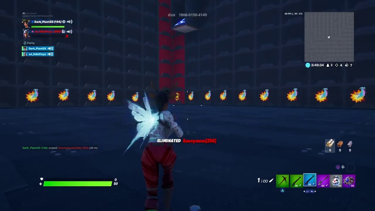 FORTNITE ONE SHOT MET Odin [ gun mij de 60 subs - YouTube