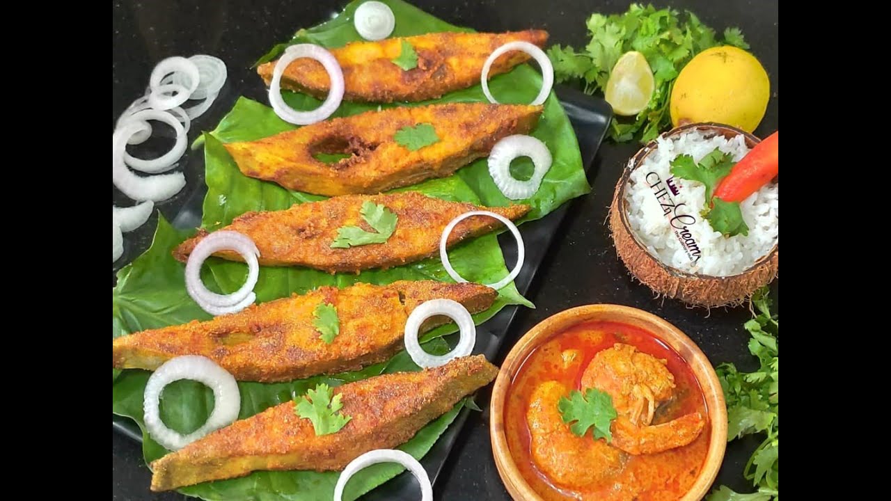 गटारी स्पेशल खमंग तळलेला पापलेट | Pomfret Rawa Fry | Authentic ...