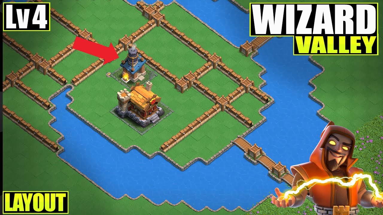 NEW BEST Base for Wizard Valley lv.4!! + link (UPDATED) - YouTube