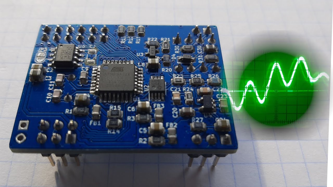 µsynth - a duophonic 8-bit AVR wavetable synthesizer - YouTube