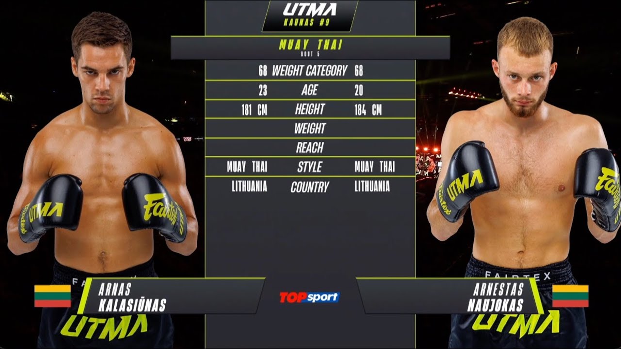 Arnas Kalasiūnas vs Arnestas Naujokas | UTMA 9 | Full Fight - YouTube