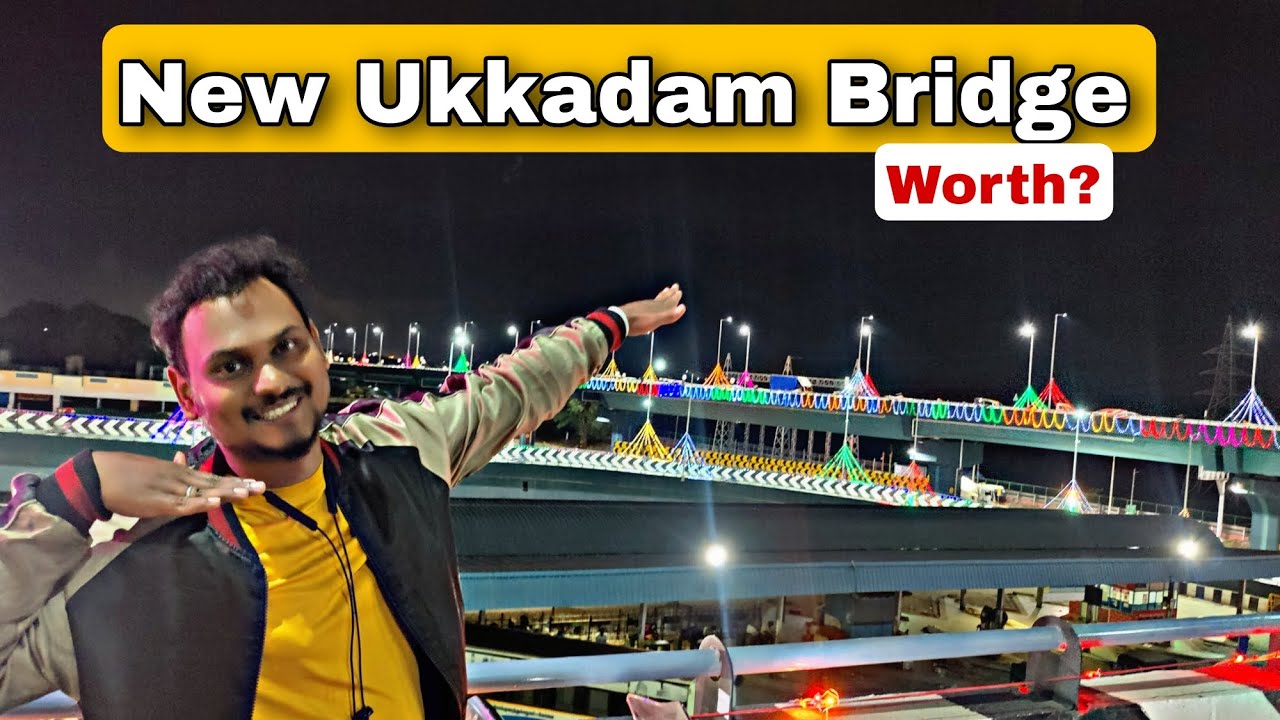 Drive on Ukkadam New Bridge Coimbatore 2024 - YouTube