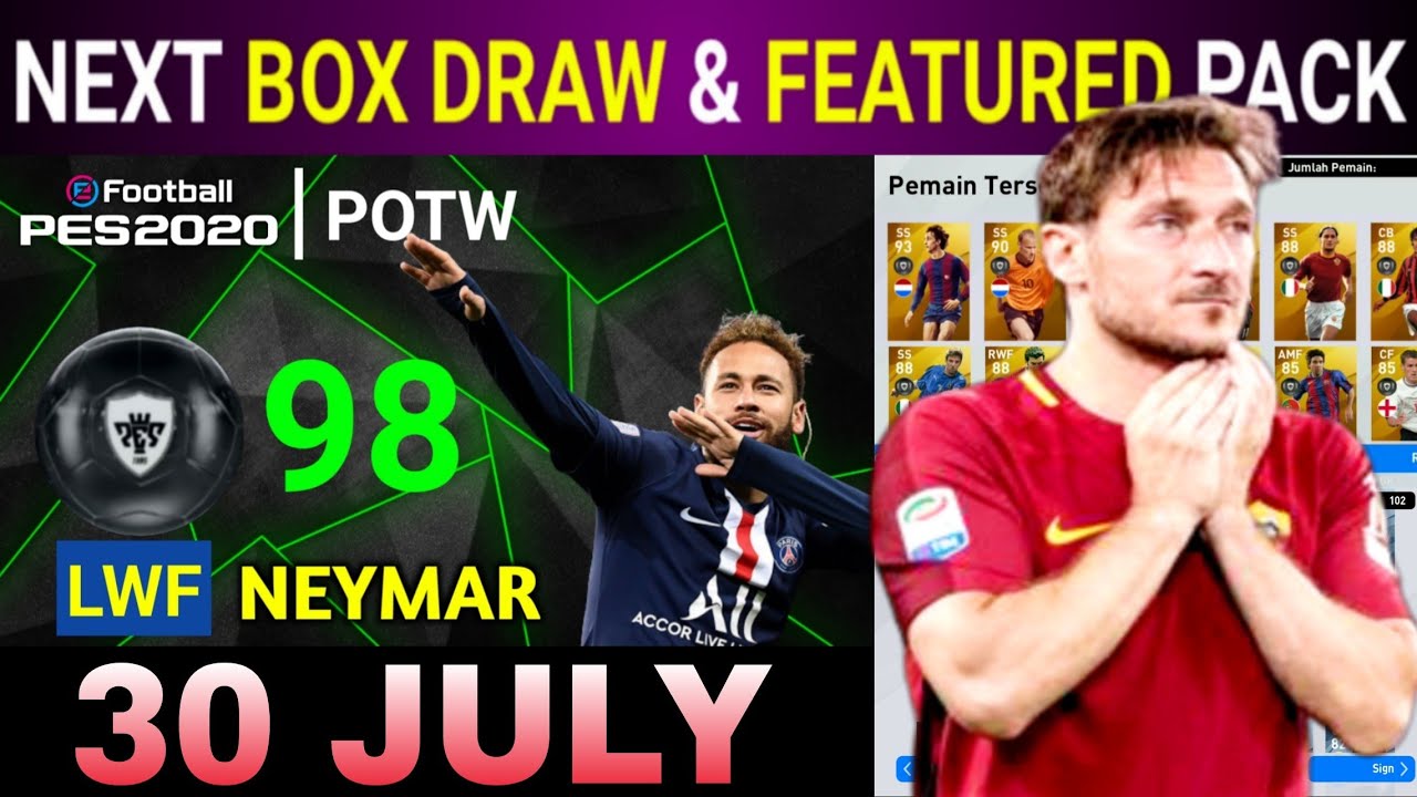 Next Upcoming Thursday Free Legend Box draw & POTW in PES 2020 MOBILE ...