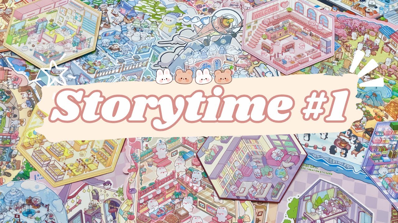[Storytime] DIY Cute 3D Sticker House Storytime #1 | Extra Long ...