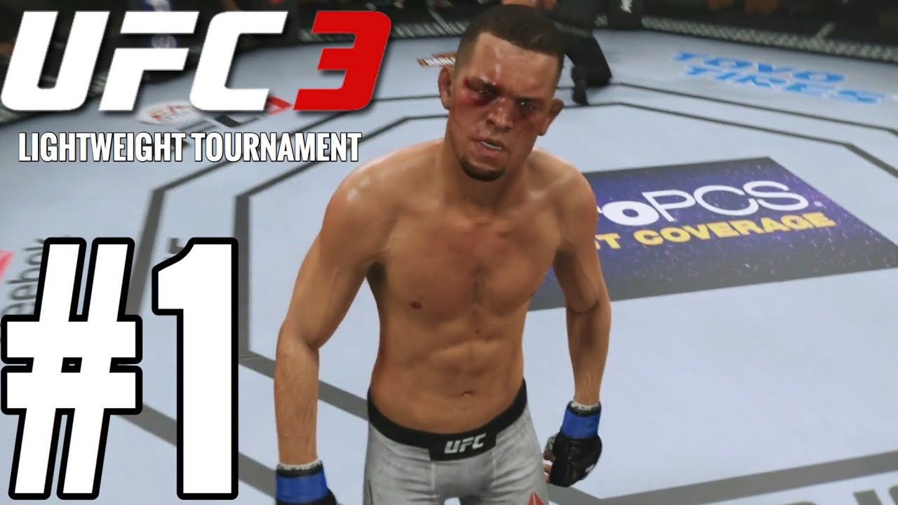 UFC 3 Lightweight Tournament - Nate Diaz vs Dustin Poirier - YouTube