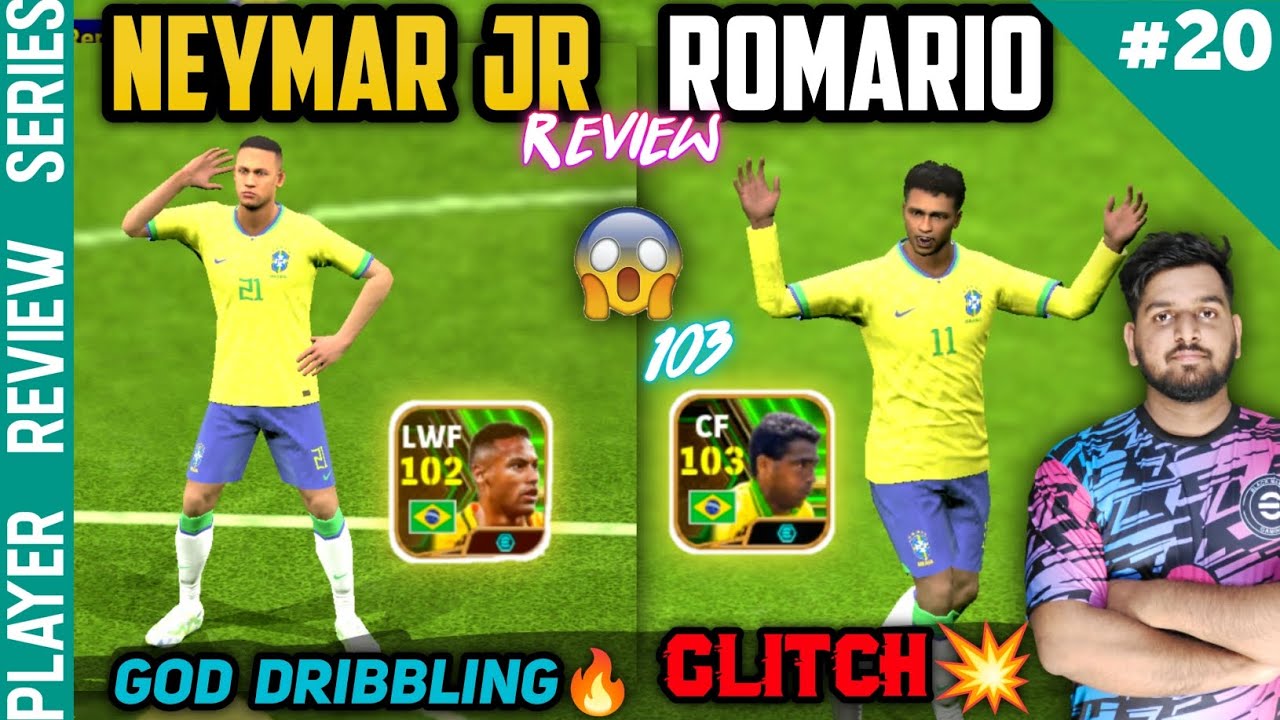New Glitch In The Game😱| 103 Romario & 102 Neymar Review | Speedster ...