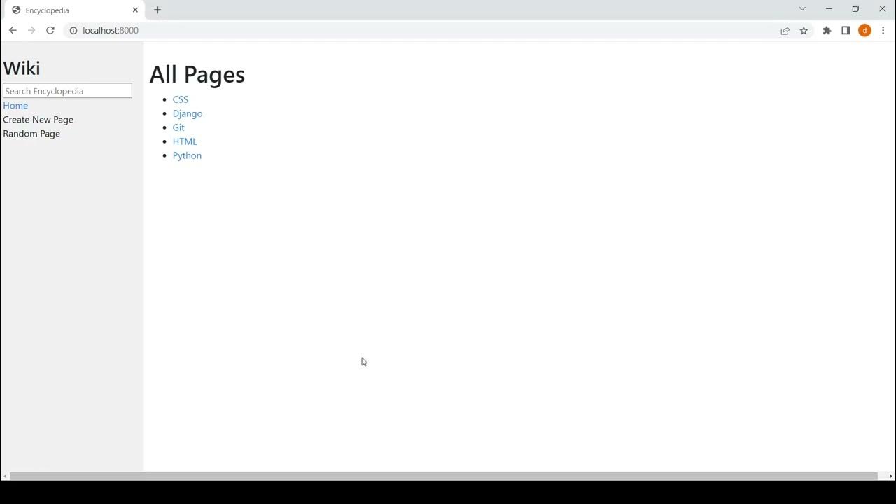 CS50 WEB PROJECT 1 - Wiki - YouTube