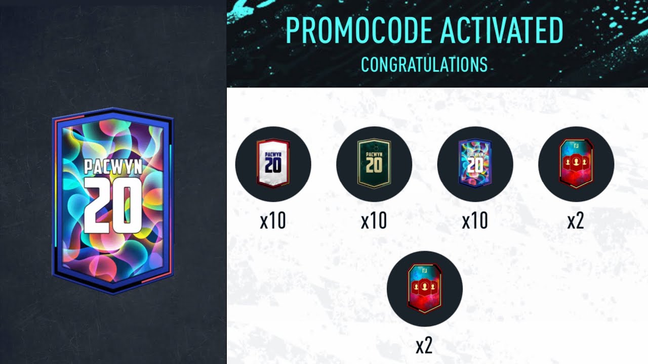 THE LAST PROMO CODE PACK OPENING EVER - PACWYN 20 - YouTube