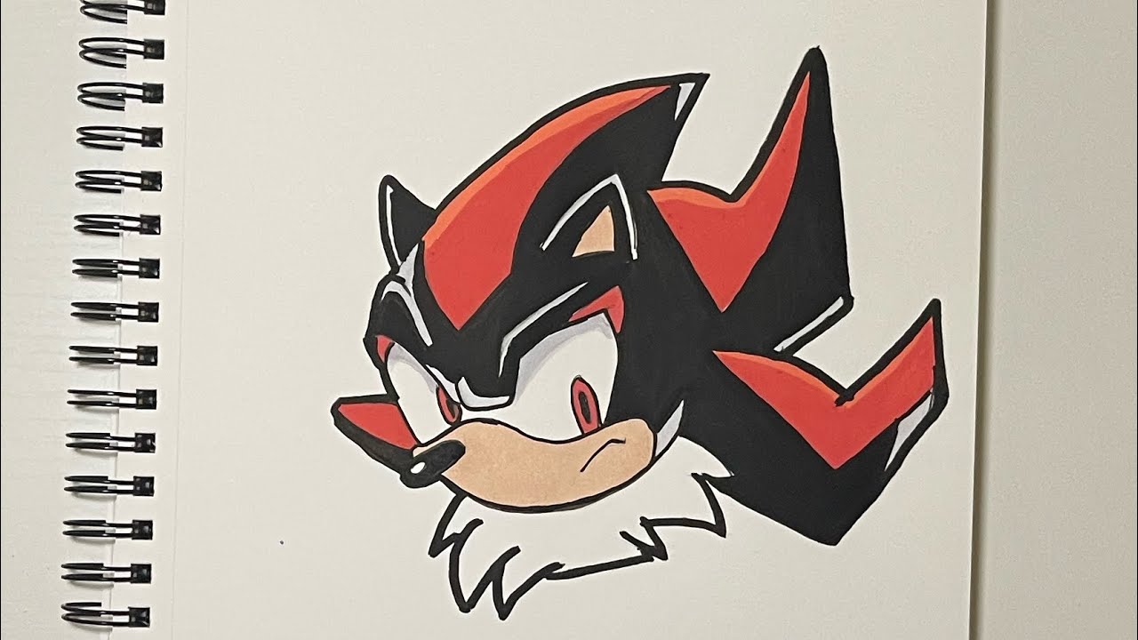 How To Draw Shadow | SONIC THE HEDGEHOG 3 | Step By Step - YouTube