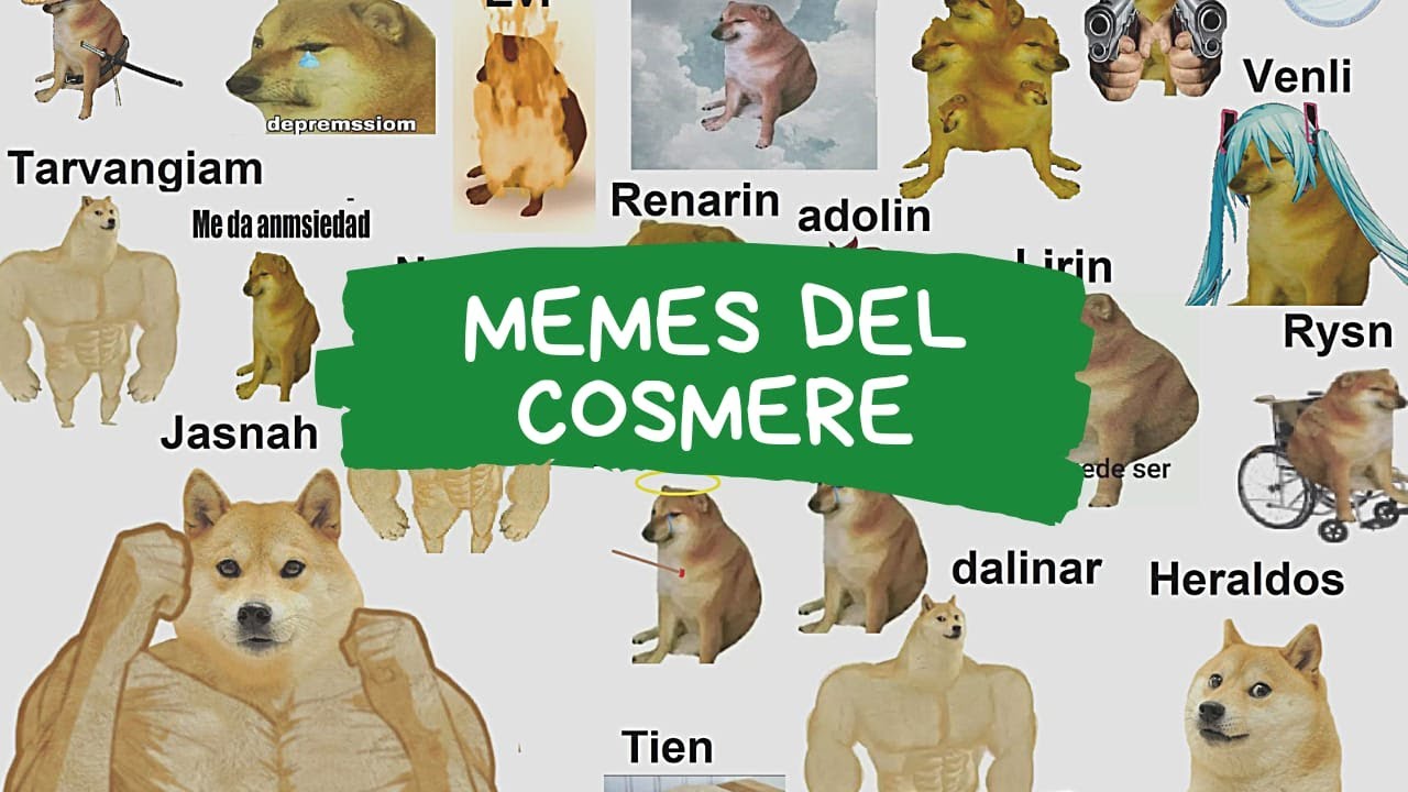 LOS MEJORES MEMES DEL COSMERE - YouTube