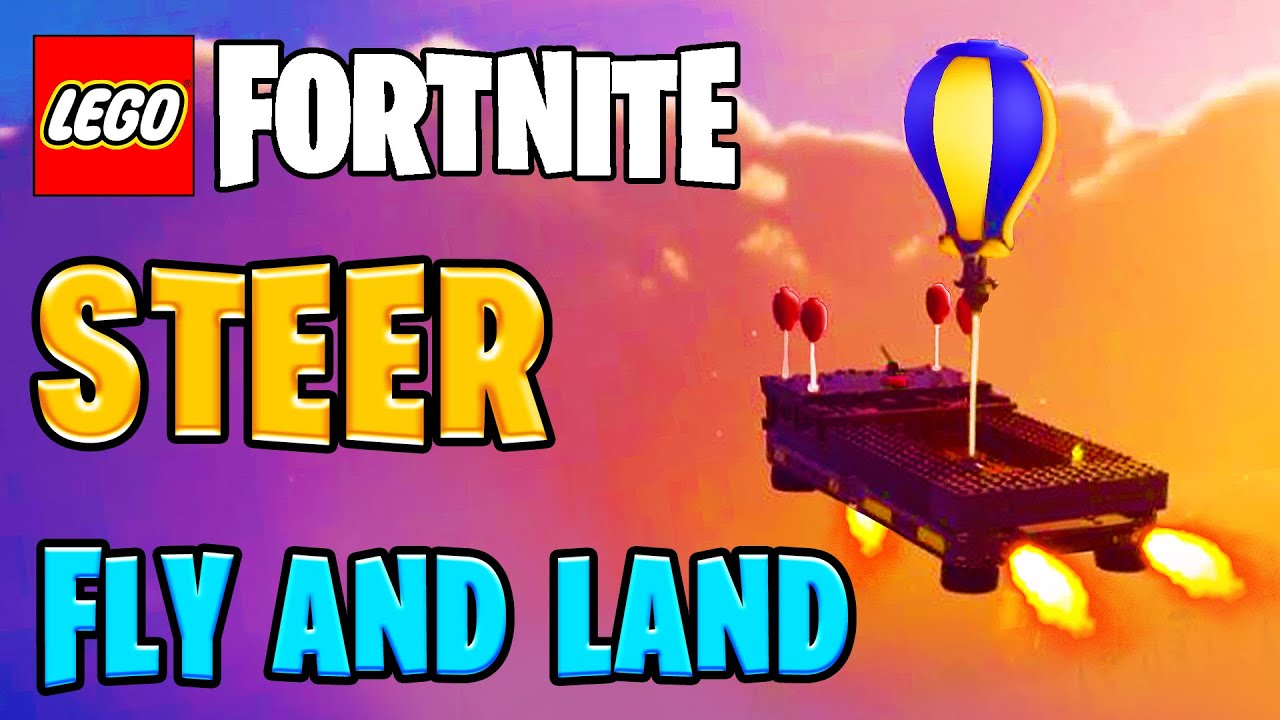 *NEW* How To Make An AIRSHIP in LEGO Fortnite! with TURNING - STEERING ...