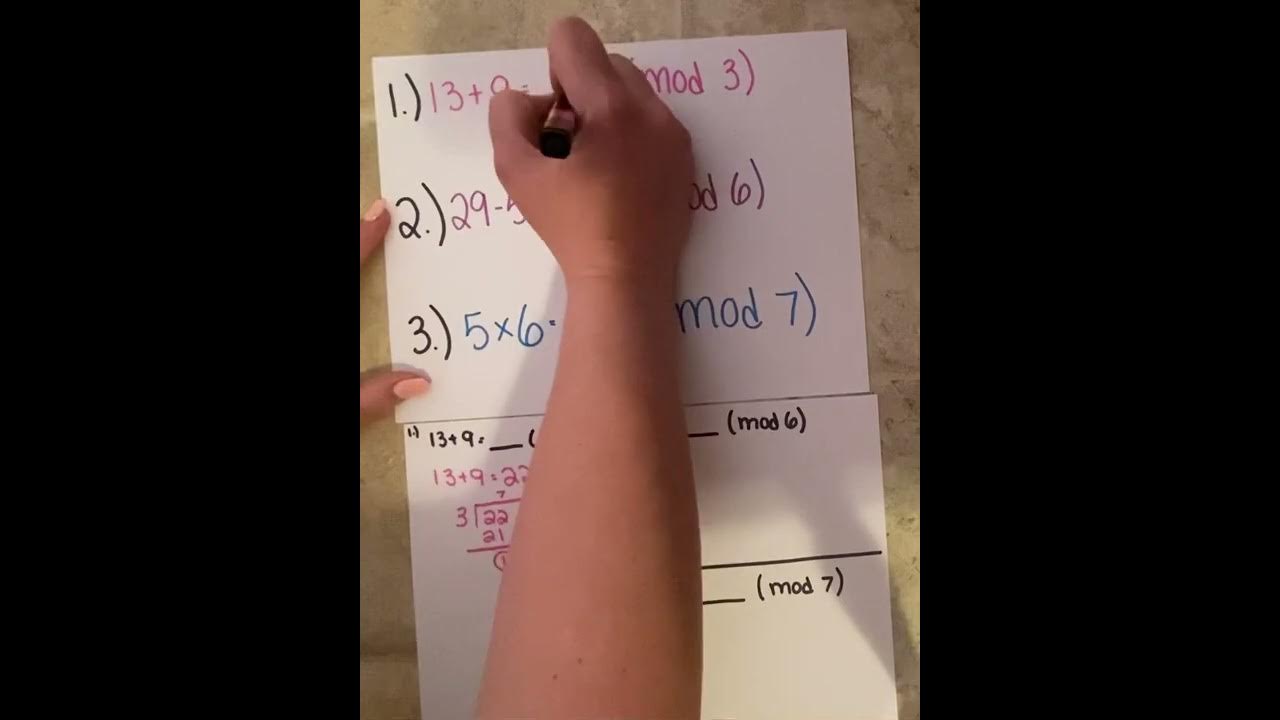 Modular Arithmetic (Addition, Subtraction, and Multiplication) - YouTube