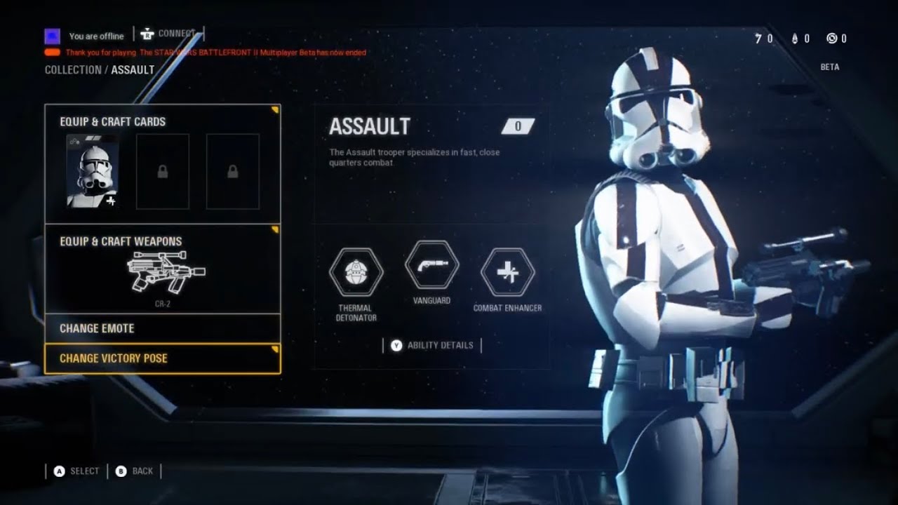 Star Wars Battlefront 2 Beta Main Menu - YouTube