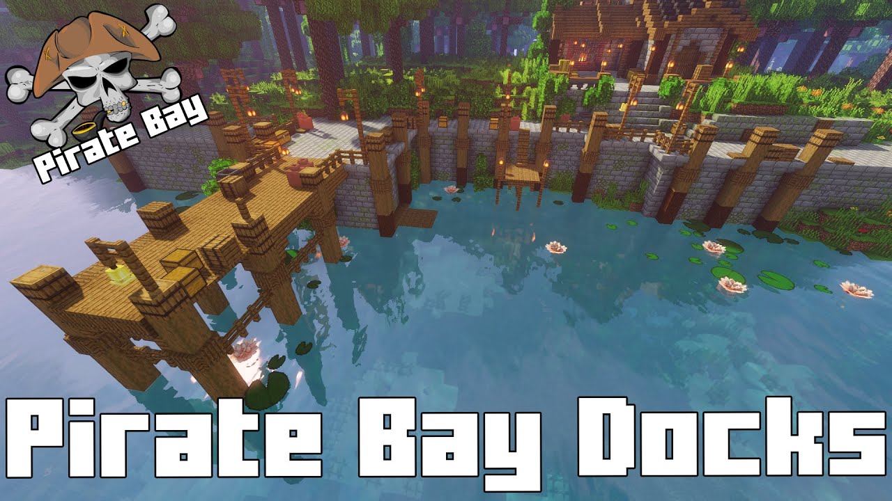 Minecraft Pirate Bay Harbour Pier #minecraft - YouTube