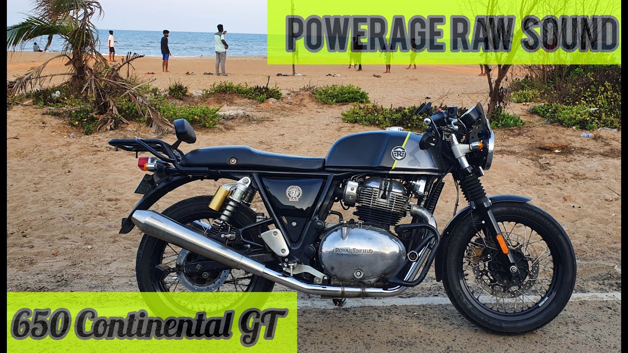 Continental GT 650 | POWERAGE Exhaust | Rode vs GroPro sound - YouTube