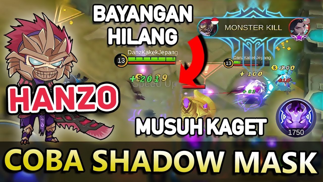 COBA DEH PAKE SHADOW MASK BUAT HANZO MUSUH AUTO KAGET! - TUTORIAL HANZO ...