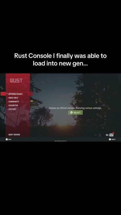 Rust Console I finally was able to load into new gen…#shorts #rust #rustconsole - YouTube