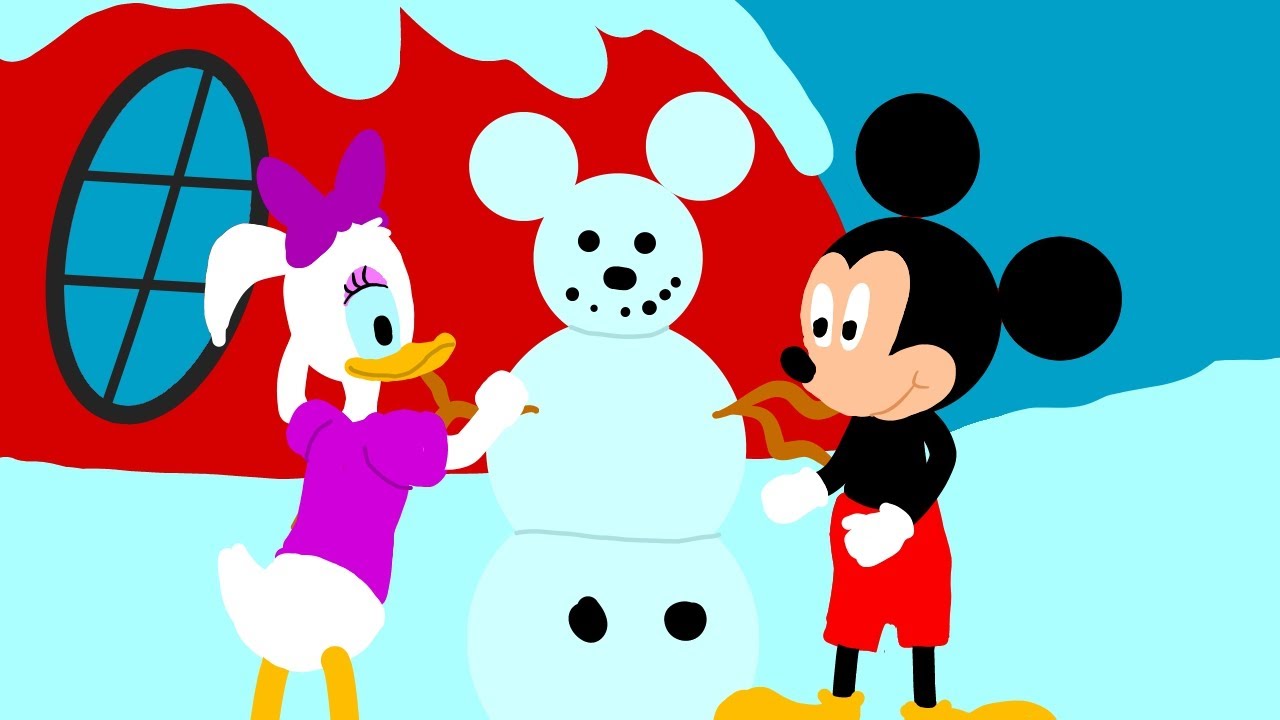 Mickey Mouse Clubhouse And Daisy Building an Ice Sculpture | Disney ...