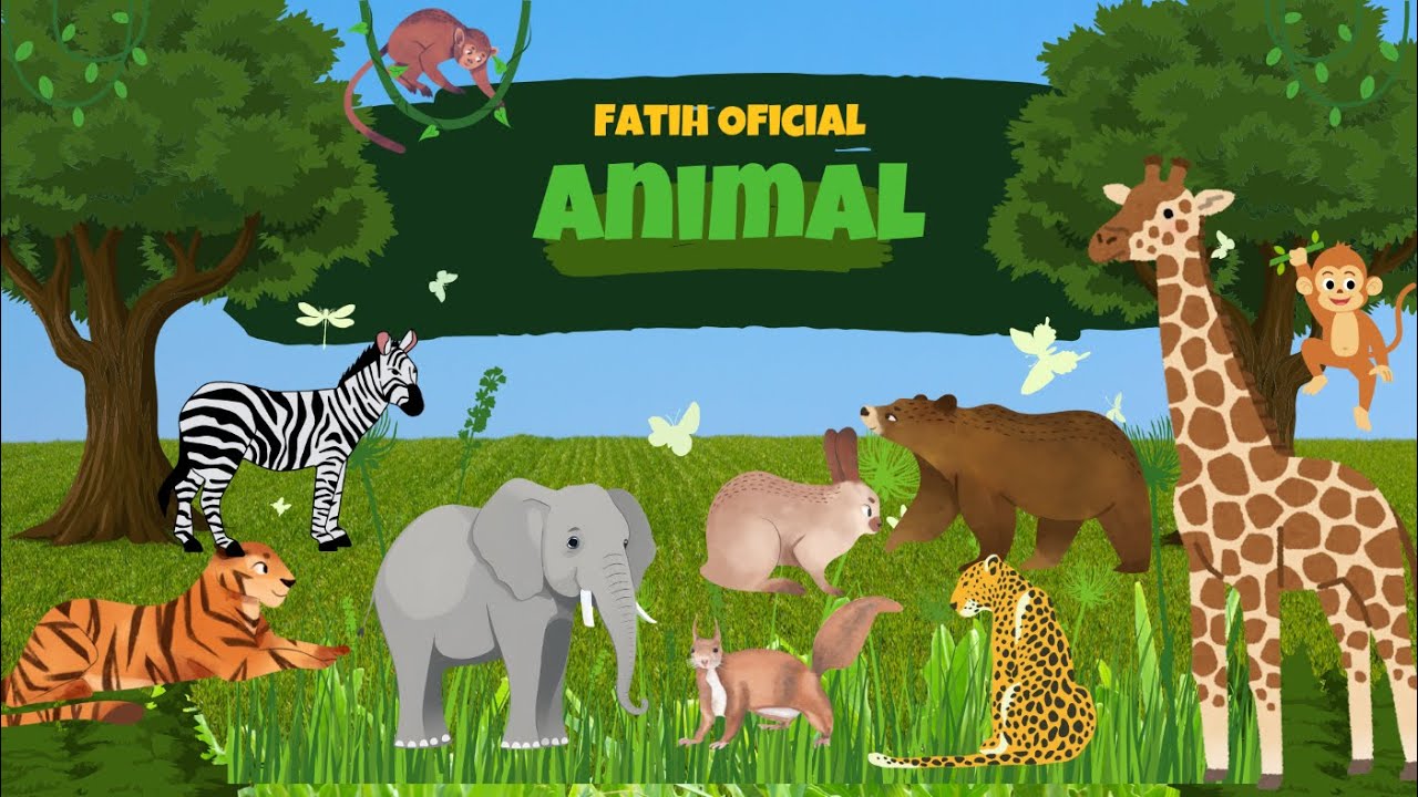 See cute animals that live in the forest such as tigers, monkeys, birds ...