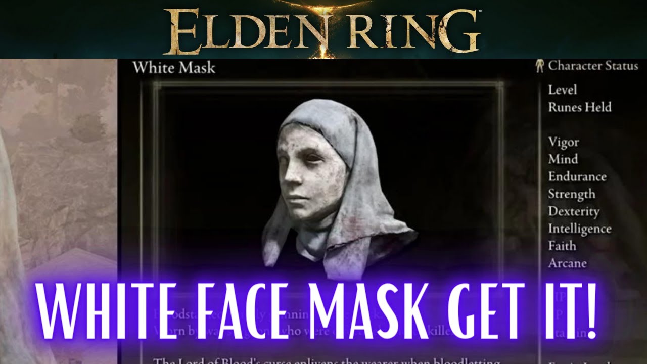 Elden Ring How to Get White Face Varre Mask - YouTube