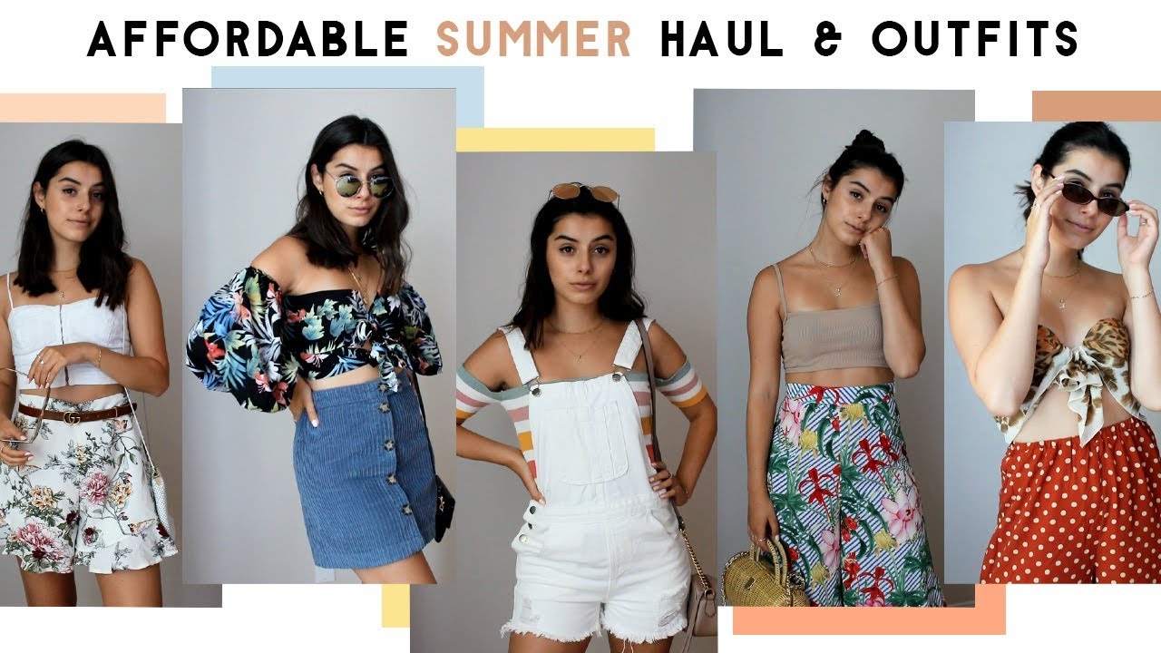 Boohoo Summer Haul & Summer Outfit ideas - YouTube
