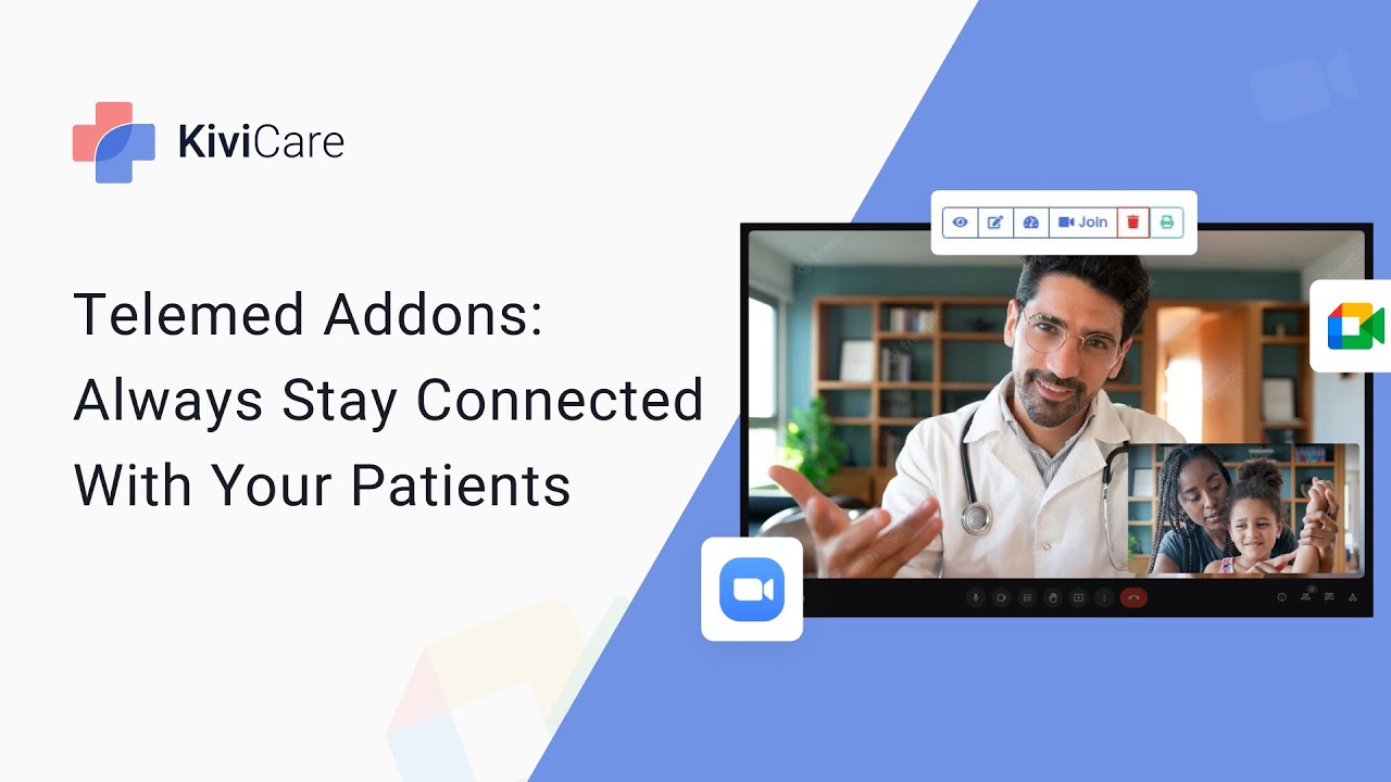 KiviCare with Telemedicine Addons: The Best Way to Stay Connected to Your Patients | Iqonic ...