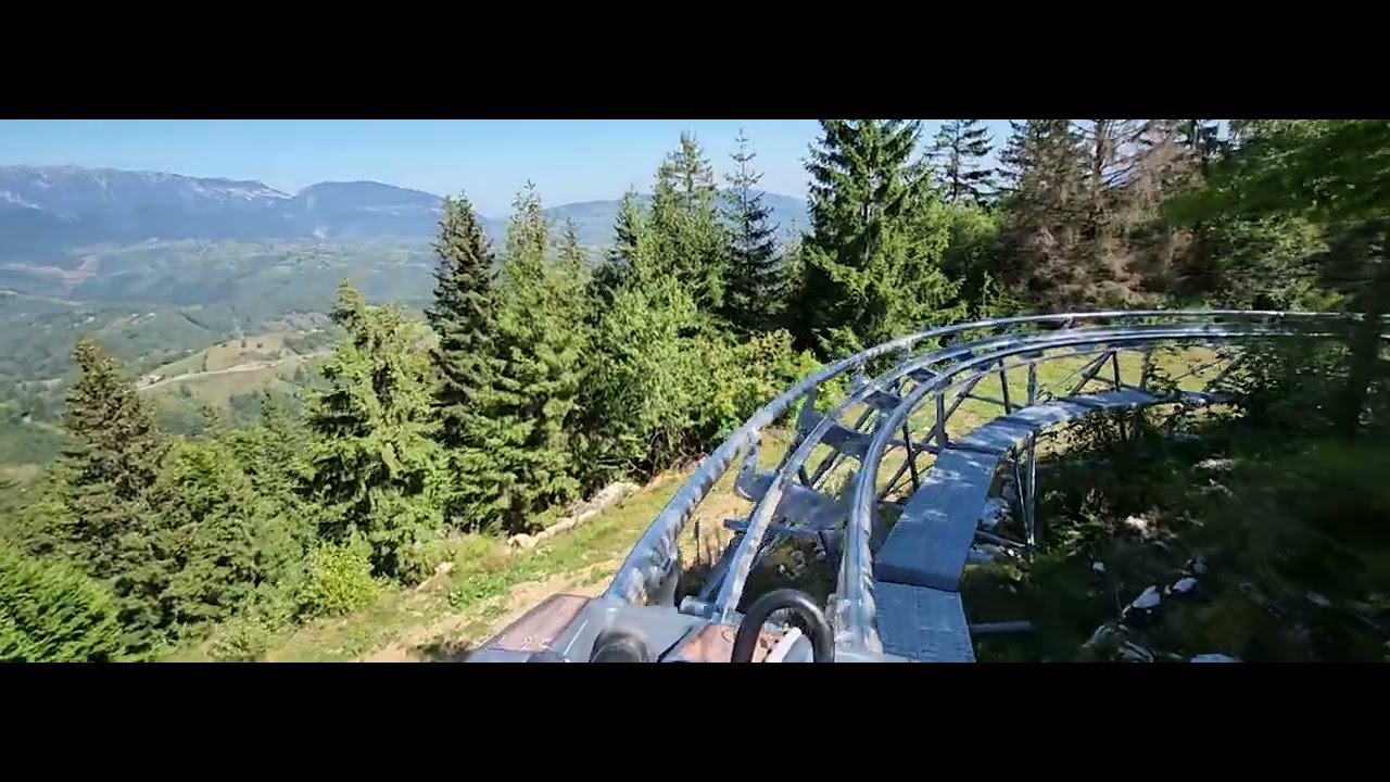 Alpin Coaster - Cheile Gradistei, Fundata - YouTube