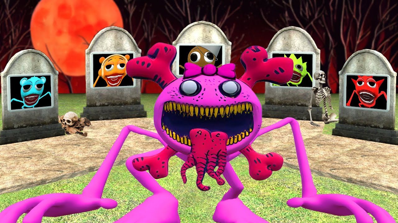 NEW SPRUNKI FAMILY VS MONSTER PINKI SONIC TAPES PHASE In Garry's Mod ...