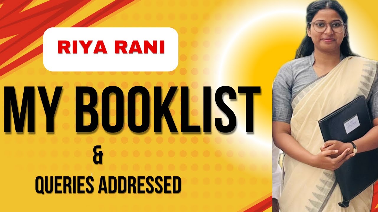 My Booklist || Telegram queries addressed || Riya Rani #bpsc #riyarani ...