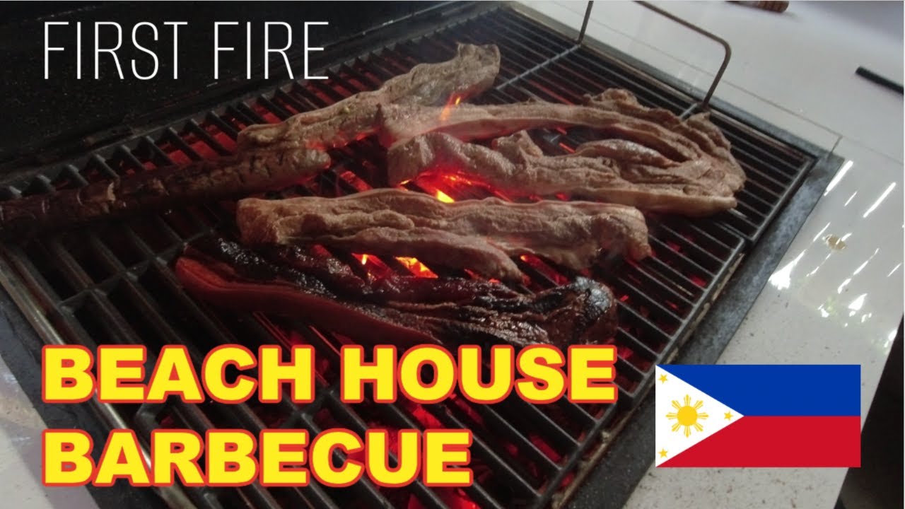 FIRST BBQ IN THE OUTDOOR KITCHEN - PHILIPPINES - YouTube